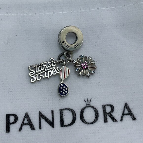 Pandora | Jewelry | Pandora American Icons Dangle Cz Enamel Charm ...